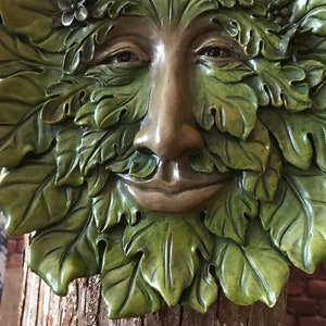 Greenman Figure for Your Lawn Decor Fairy Garden Green Man Garden ...