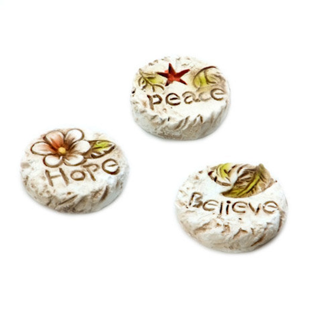 Miniature Fairy Garden Stepping Stones Fairy Garden Accessories, Fairy ...