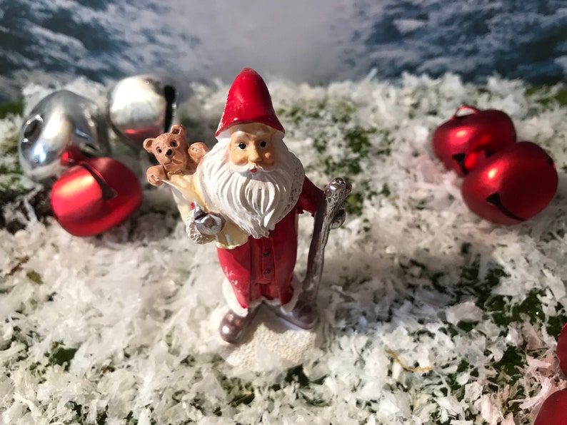 Miniature Santas, Mini Santa Claus, Craft Santas, Sweet Santa Claus ...