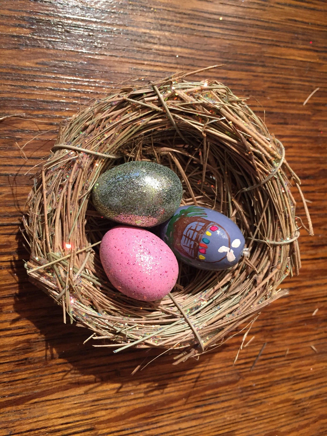 Easter Craft Nests With Eggs Mini Bird Nests With Eggs - 5 Pcs ...