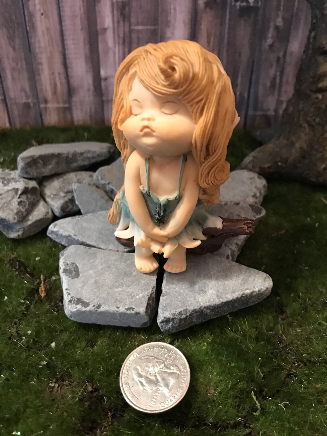 Sweet Sassy Little Fairy Figurine, Chubby Cheeks Fairy Girl, Fairy ...