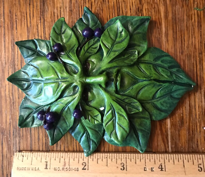 Blueberry Green Man Figure for Your Lawn Decor Fairy Garden Green Man ...