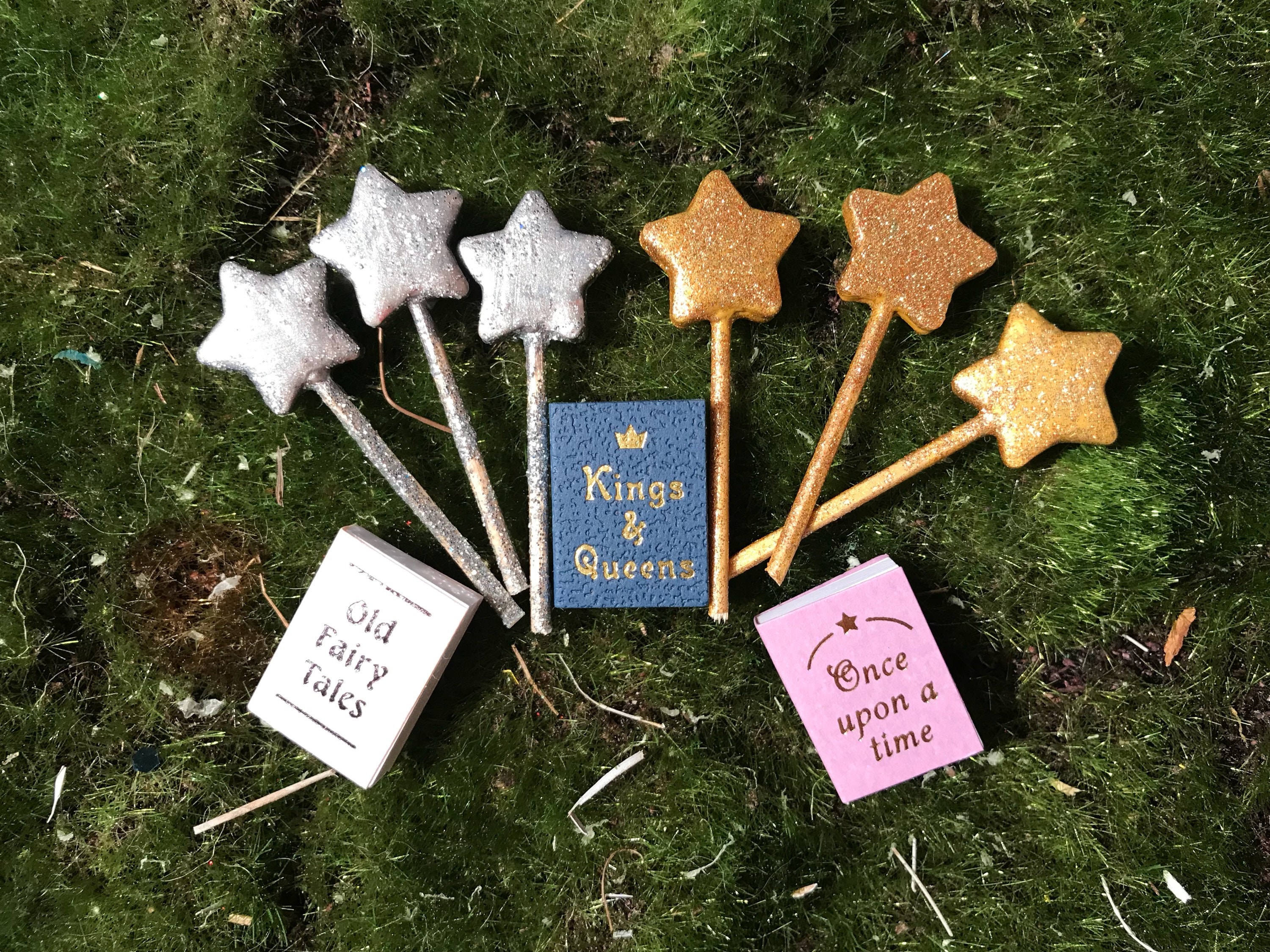 Miniature Wand, Miniature Fairy Tale Books, Fairy Tale Garden ...