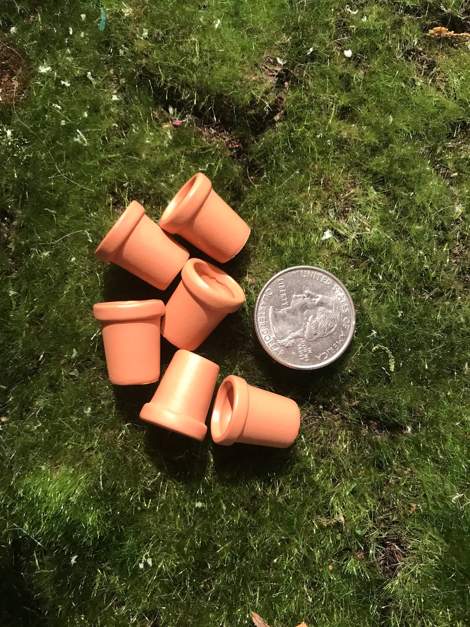 Small Clay Pots Miniature Terra Cotta Colored Pots Fairy - Etsy