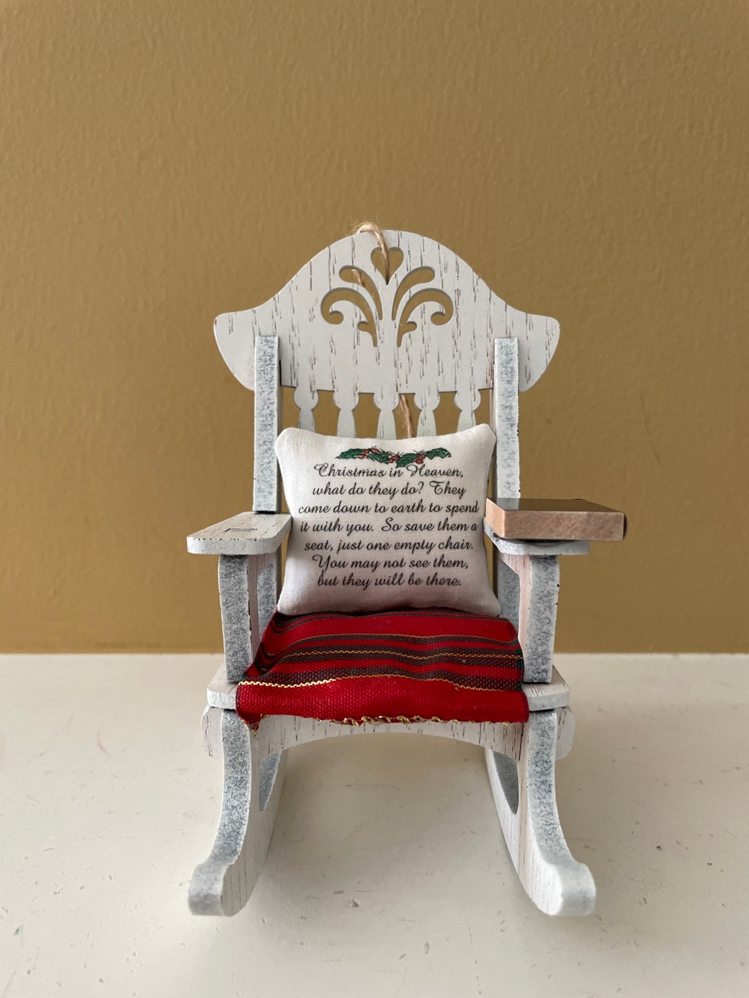 This Beautiful Rocking Chair Ornament is the Perfect Way to - Etsy