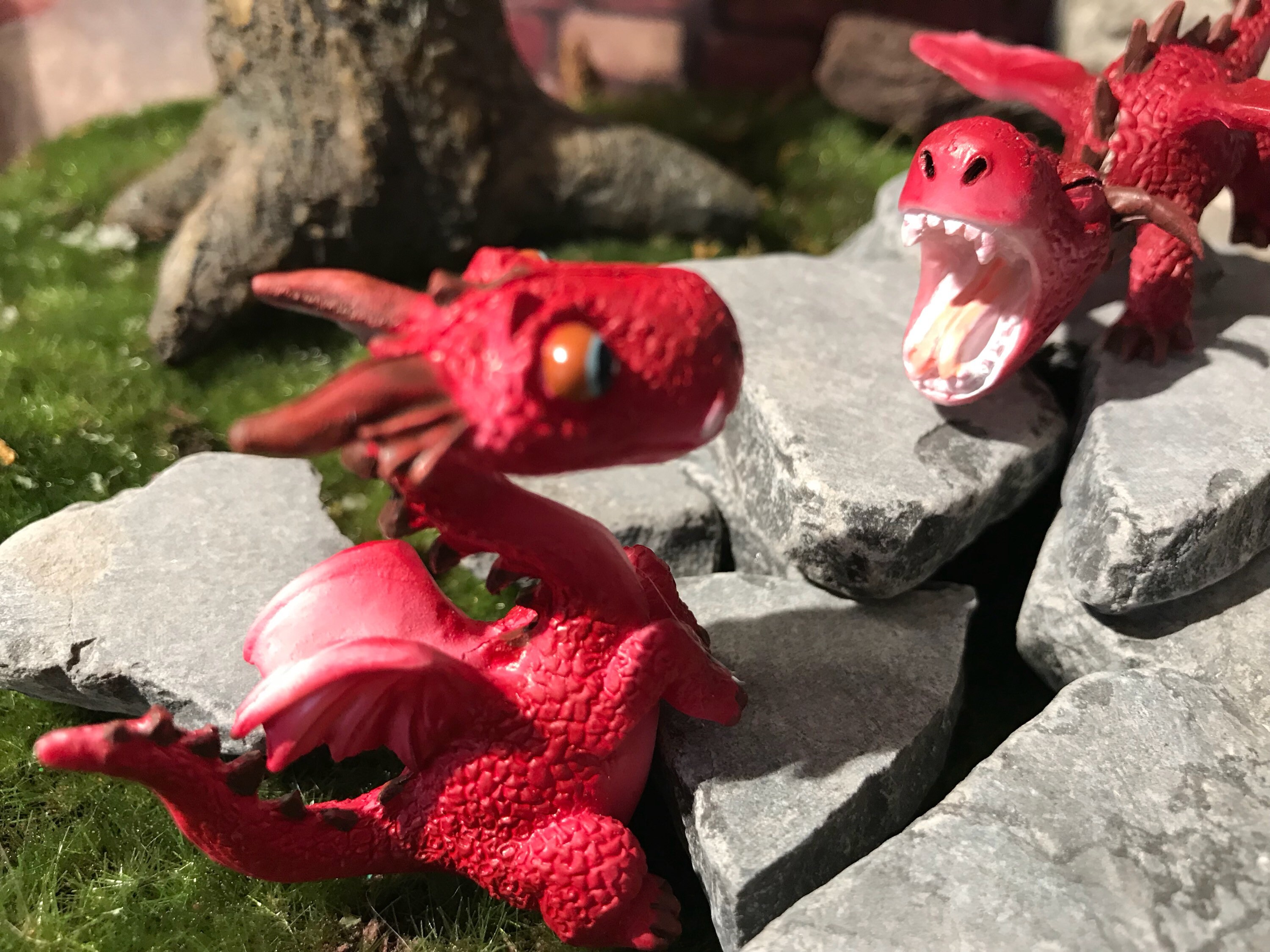 Adorable Miniature Red Dragon Full of Whimsy Fairy Garden - Etsy