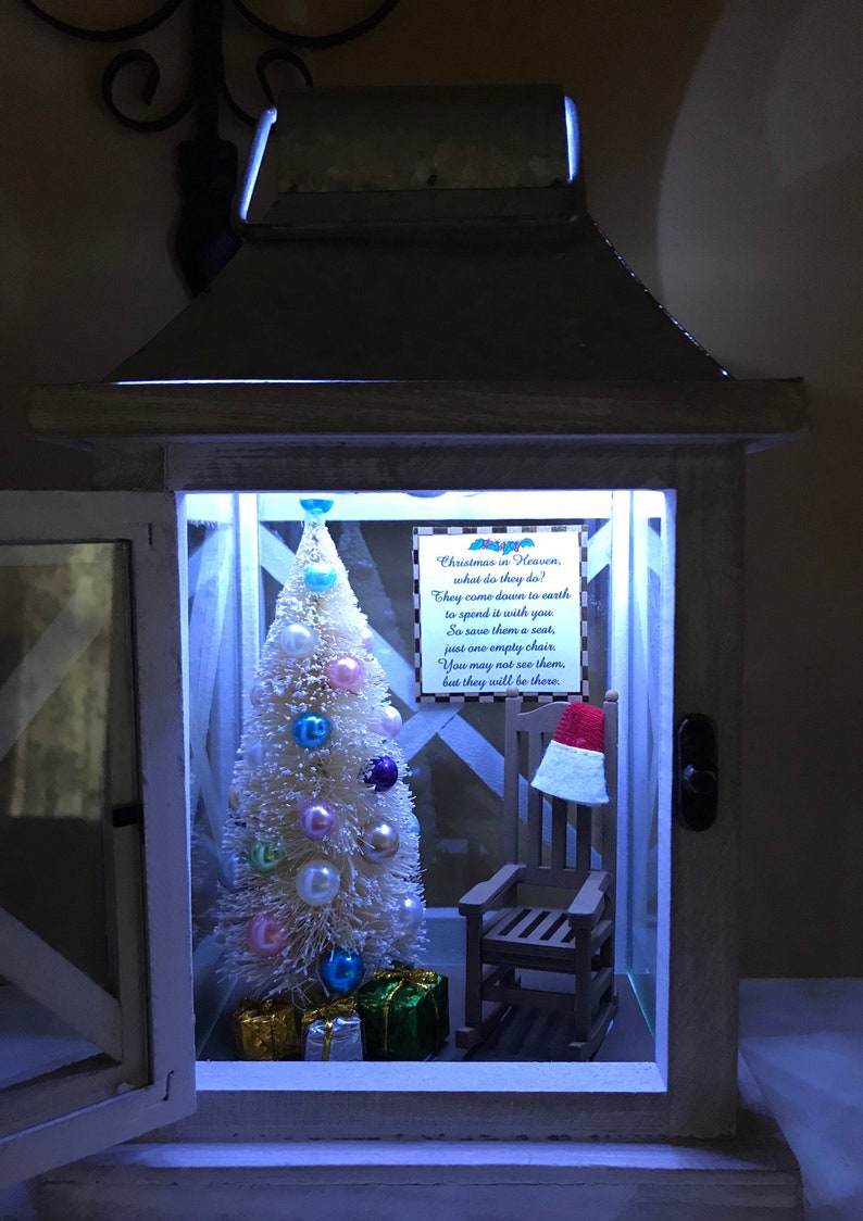 Christmas in Heaven Memorial Empty Chair Loved One in Heaven With ...