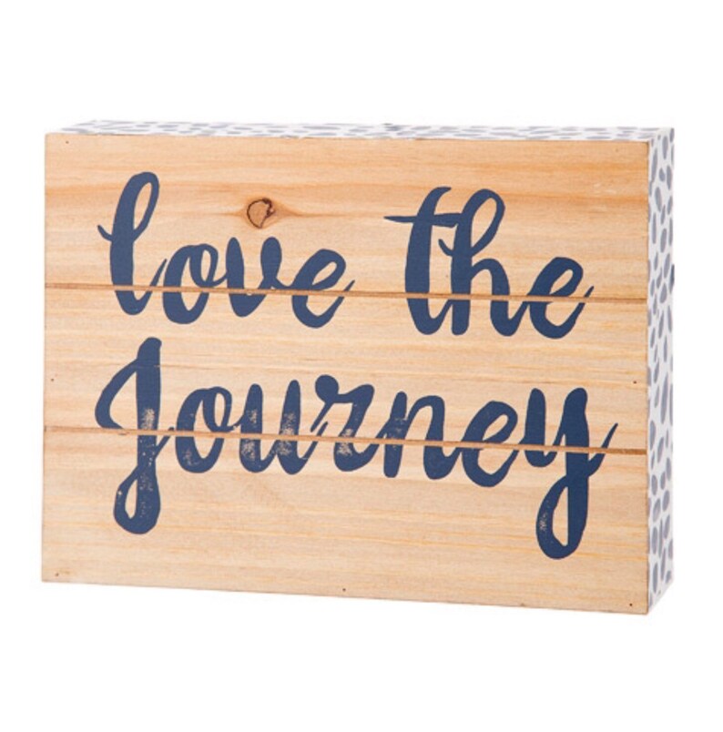 Enjoy the Journey Wall Sign Shelf Sign Rustic Sign Cool - Etsy