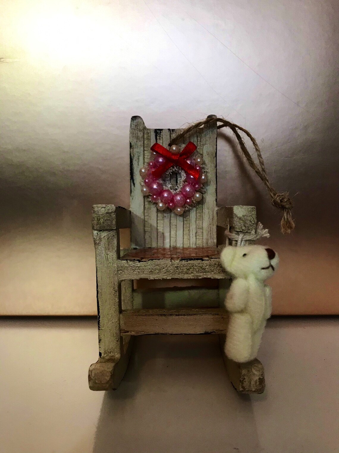 Christmas in Heaven Ornament Empty Chair Loved One in Heaven | Etsy