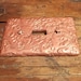 Soft Copper Light Switch Plate Swirls and Flowers With - Etsy