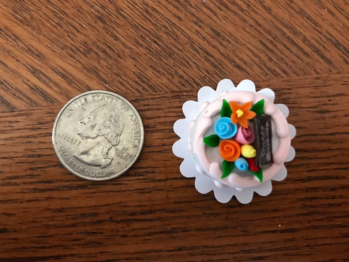 Miniature Birthday Cake Fairy Birthday Fairy Supplies - Etsy
