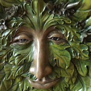 Greenman Figure for Your Lawn Decor Fairy Garden Green Man Garden ...