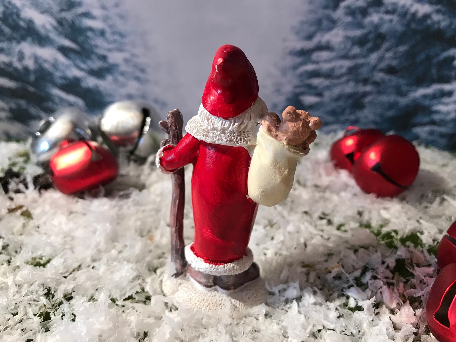 Miniature Santas, Mini Santa Claus, Craft Santas, Sweet Santa Claus ...