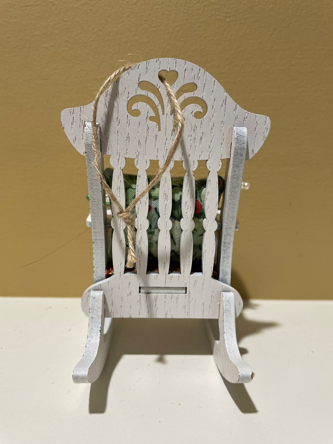 Christmas in Heaven Empty Chair Ornament for Knitters Grandma - Etsy