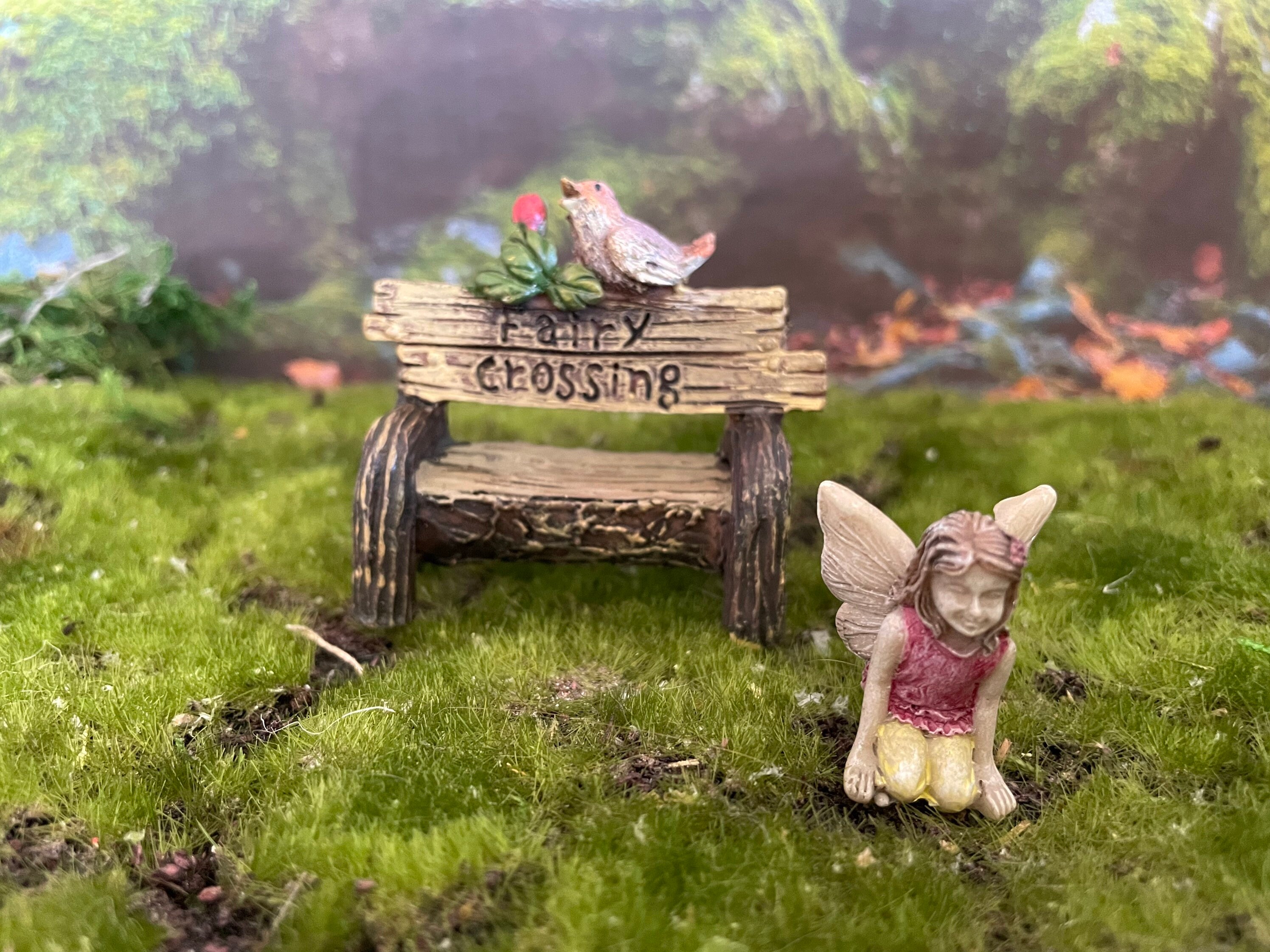 Miniature Woodland Bench Fairy Garden Bench Miniature Bench. - Etsy