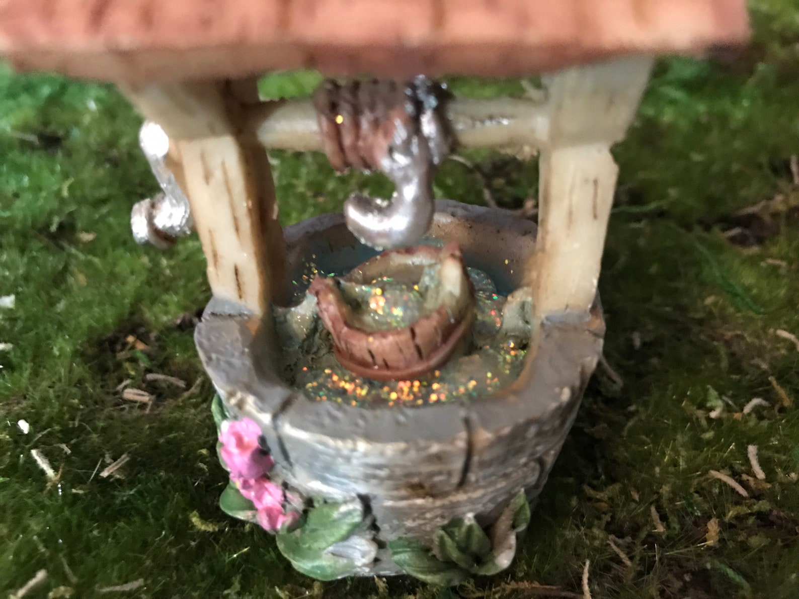 Miniature wishing well fairy garden well miniature fairy | Etsy