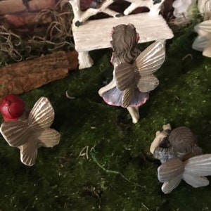 Sweet Fairy Girl on Pick, Youthful Fairy, Fairy Figurines, Fairy Garden ...