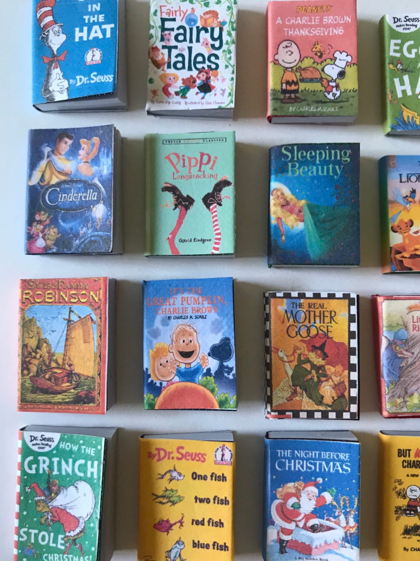 Miniature Fairy Tale Books Miniature Children's Books All - Etsy