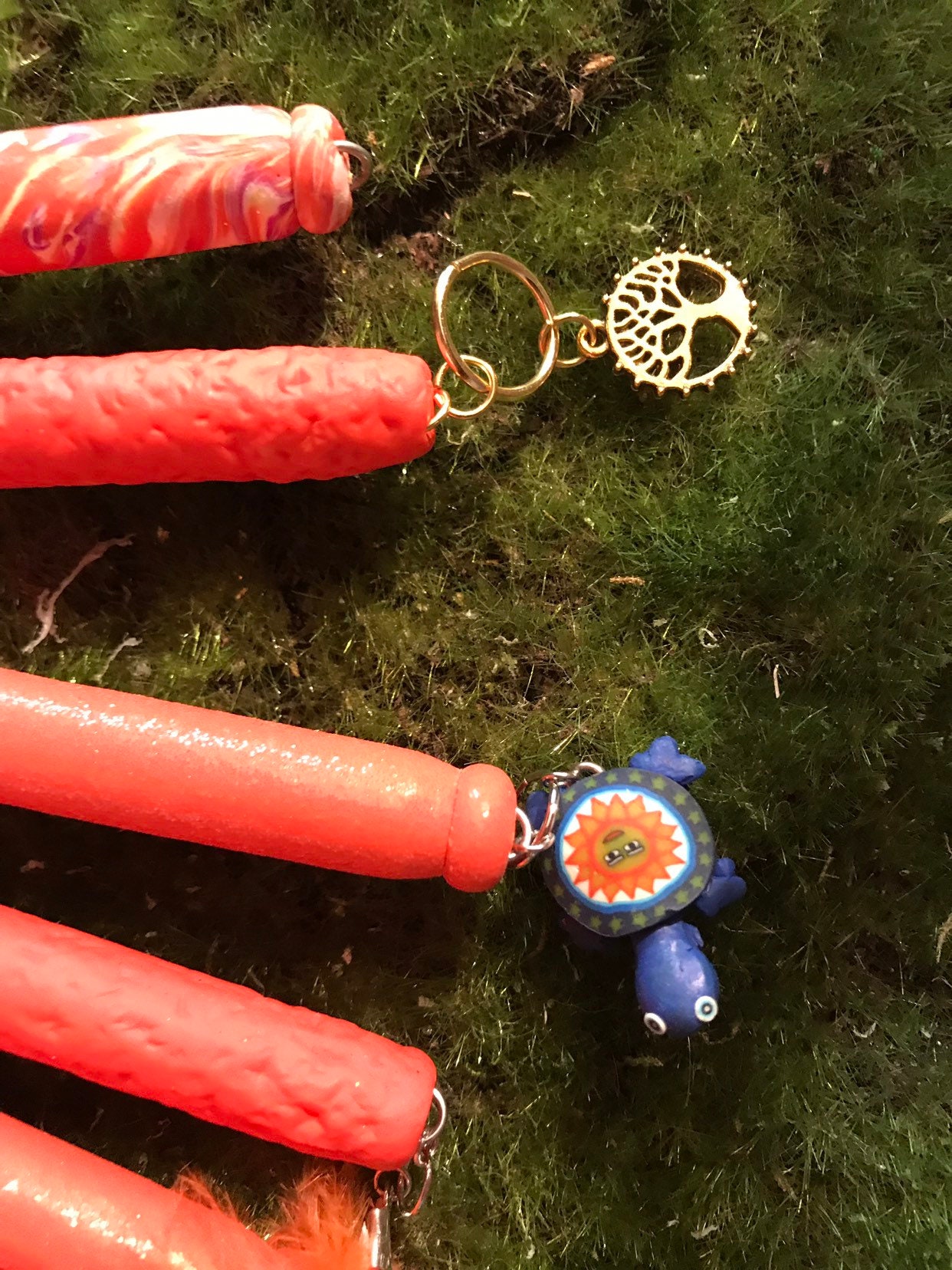 Refillable Multi Color Orange Turtle Polymer Clay Glitter Pens - Etsy