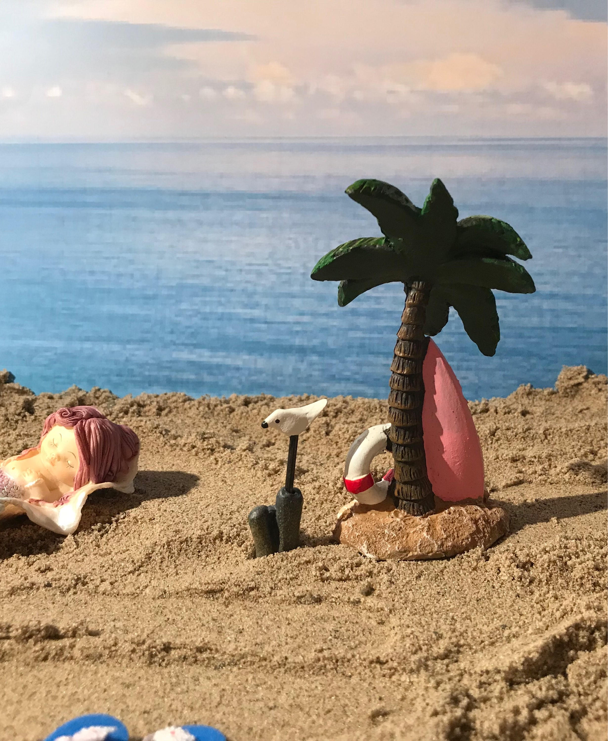 Fairy Garden Mermaid Mini Beach Scene Miniature Beach Fence - Etsy