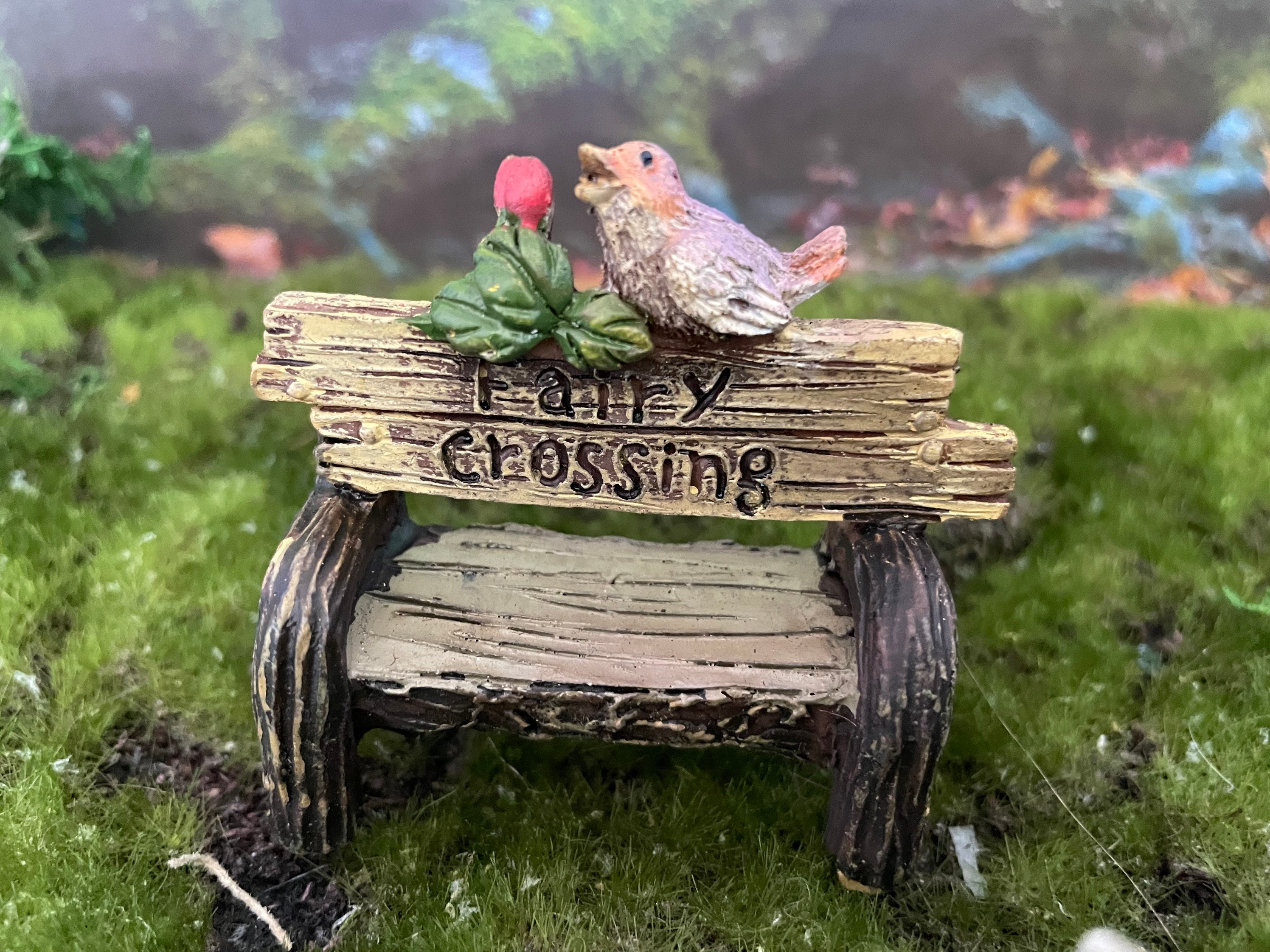 Miniature Woodland Bench Fairy Garden Bench Miniature Bench. - Etsy