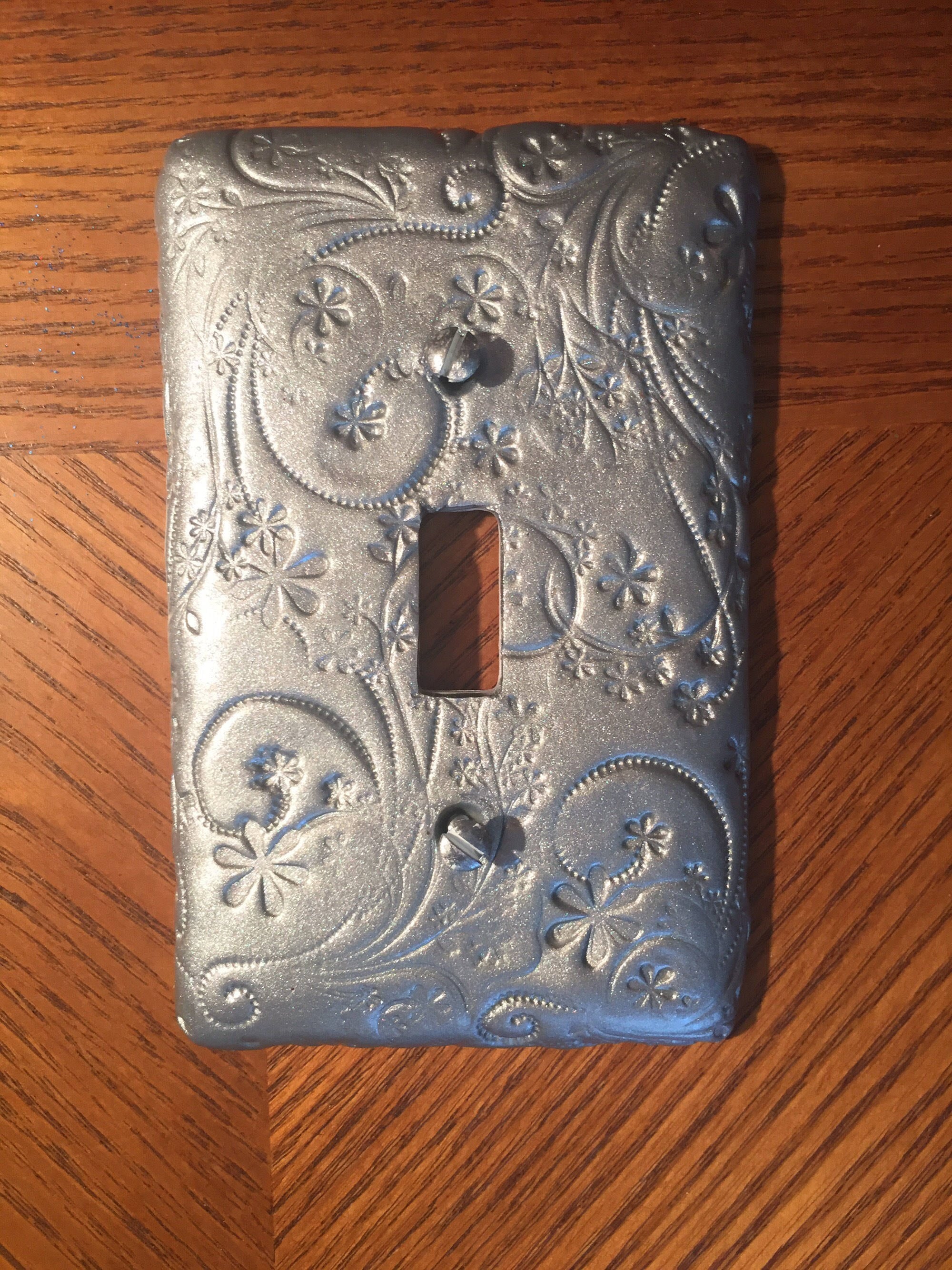 This elegant and beautiful switch plate has a flowery vine | Etsy