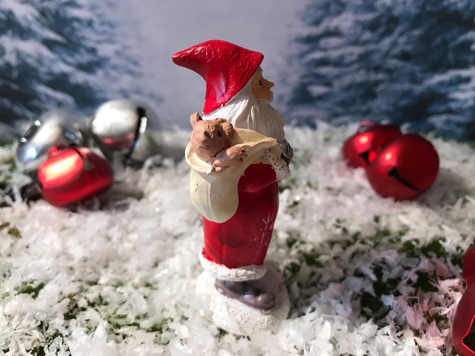 Miniature Santas, Mini Santa Claus, Craft Santas, Sweet Santa Claus ...