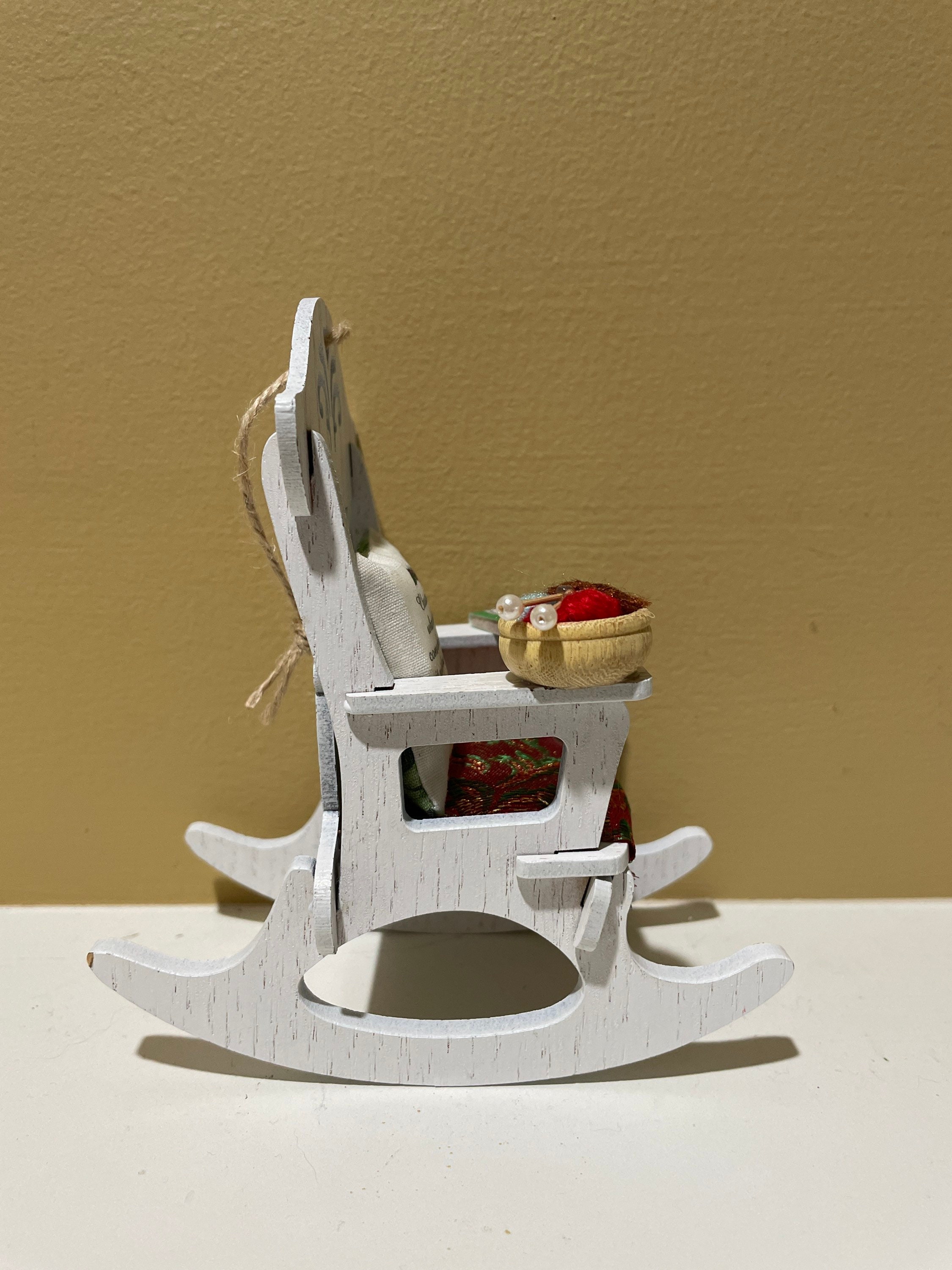 Christmas in Heaven Empty Chair Ornament for Knitters Grandma - Etsy