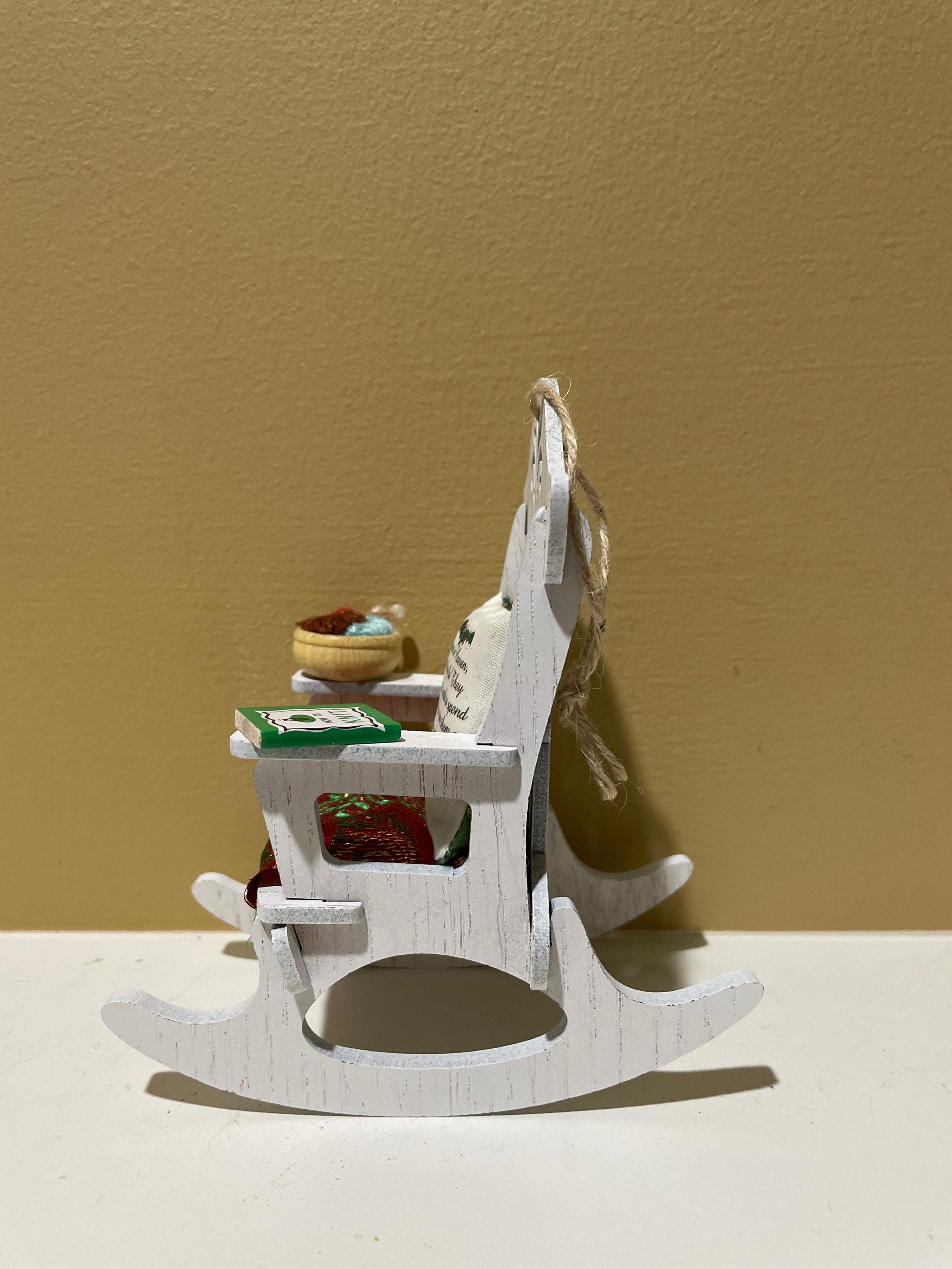 Christmas in Heaven Empty Chair Ornament for Knitters Grandma - Etsy