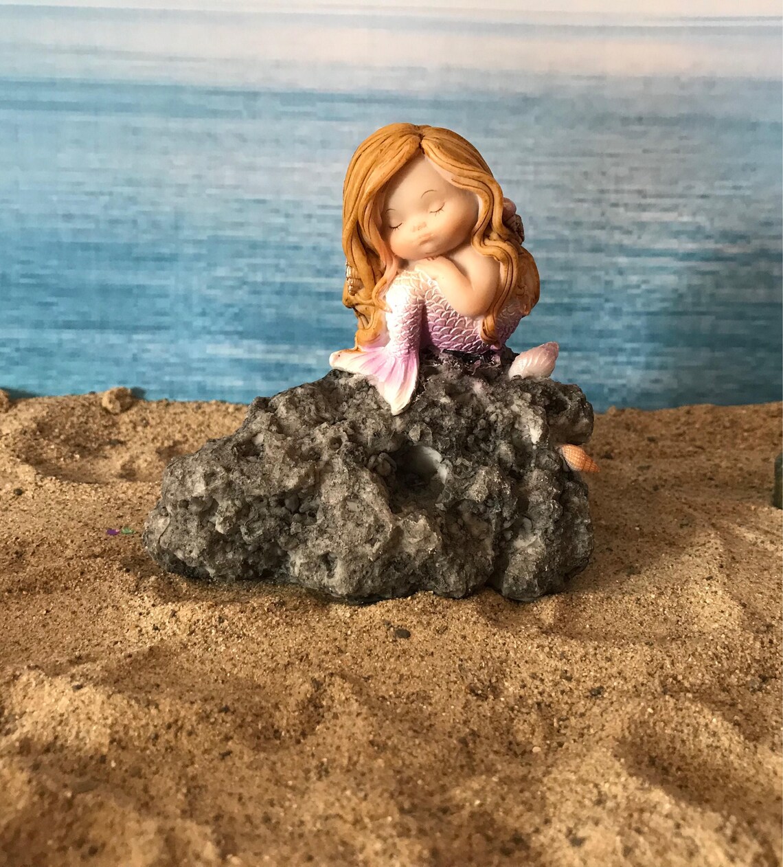 Beautiful Miniature Mermaid Coastal Fairy Garden Mermaid - Etsy