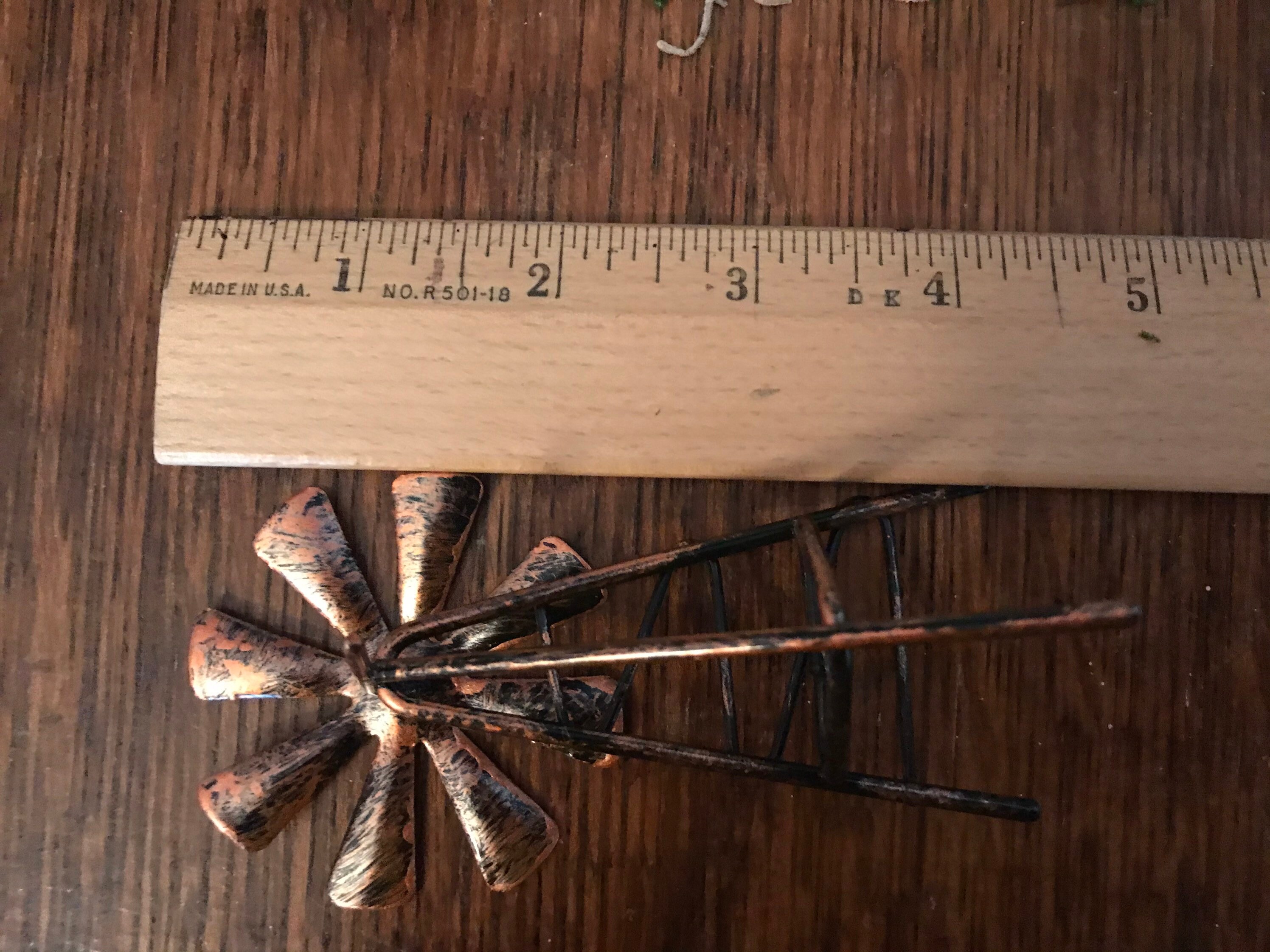 Miniature Copper Windmill for Fairy Garden Terrarium Windmill - Etsy