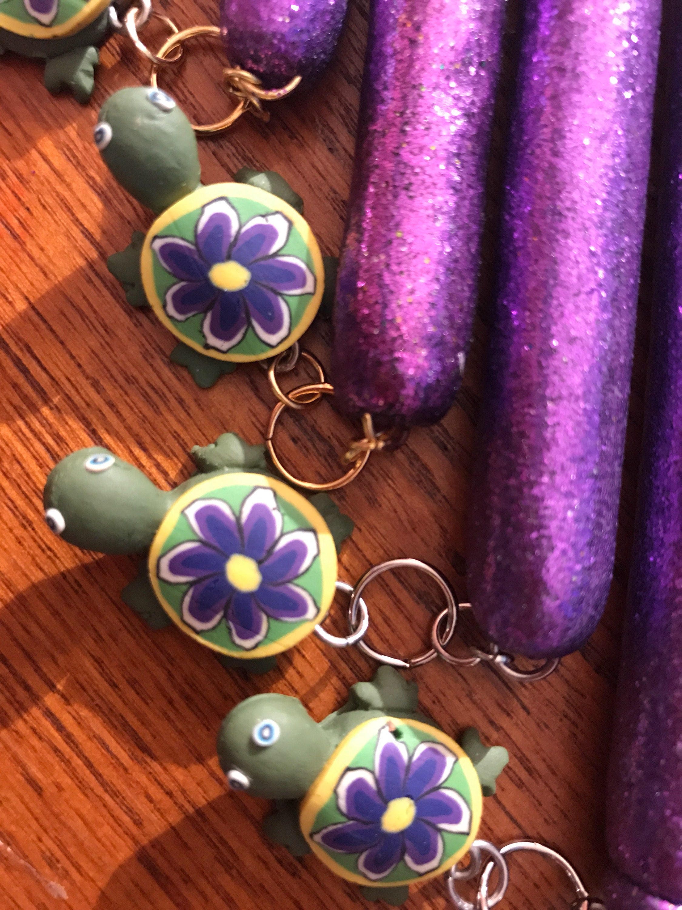 Refillable Pens I Love Turtles Pen Purple Pens With Turtle - Etsy