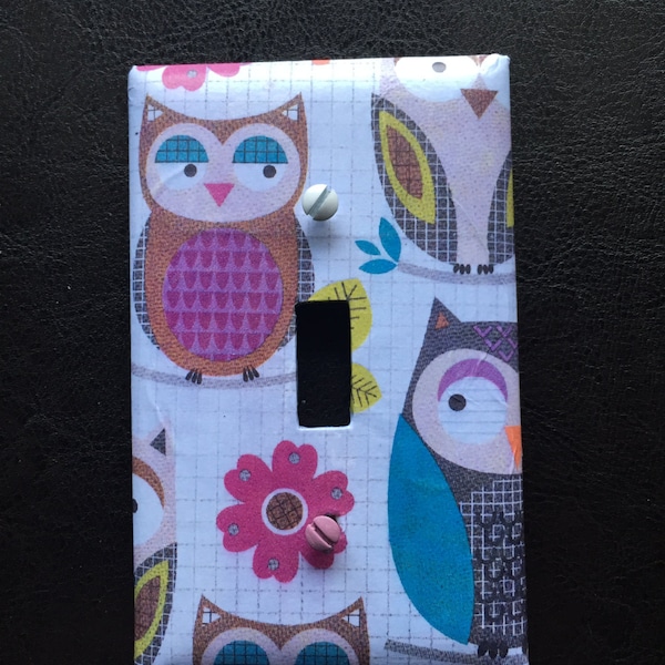 Owl Switch Plate - Etsy