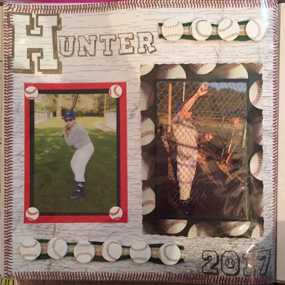 Personalized Scrapbook Paper. Name on Scrapbooking Page Custom | Etsy