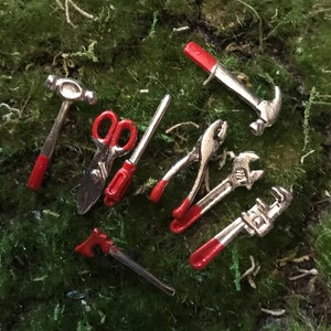 Handy Fairy Miniature Tool Box With Tools. Mini Tools Set of 8 for ...