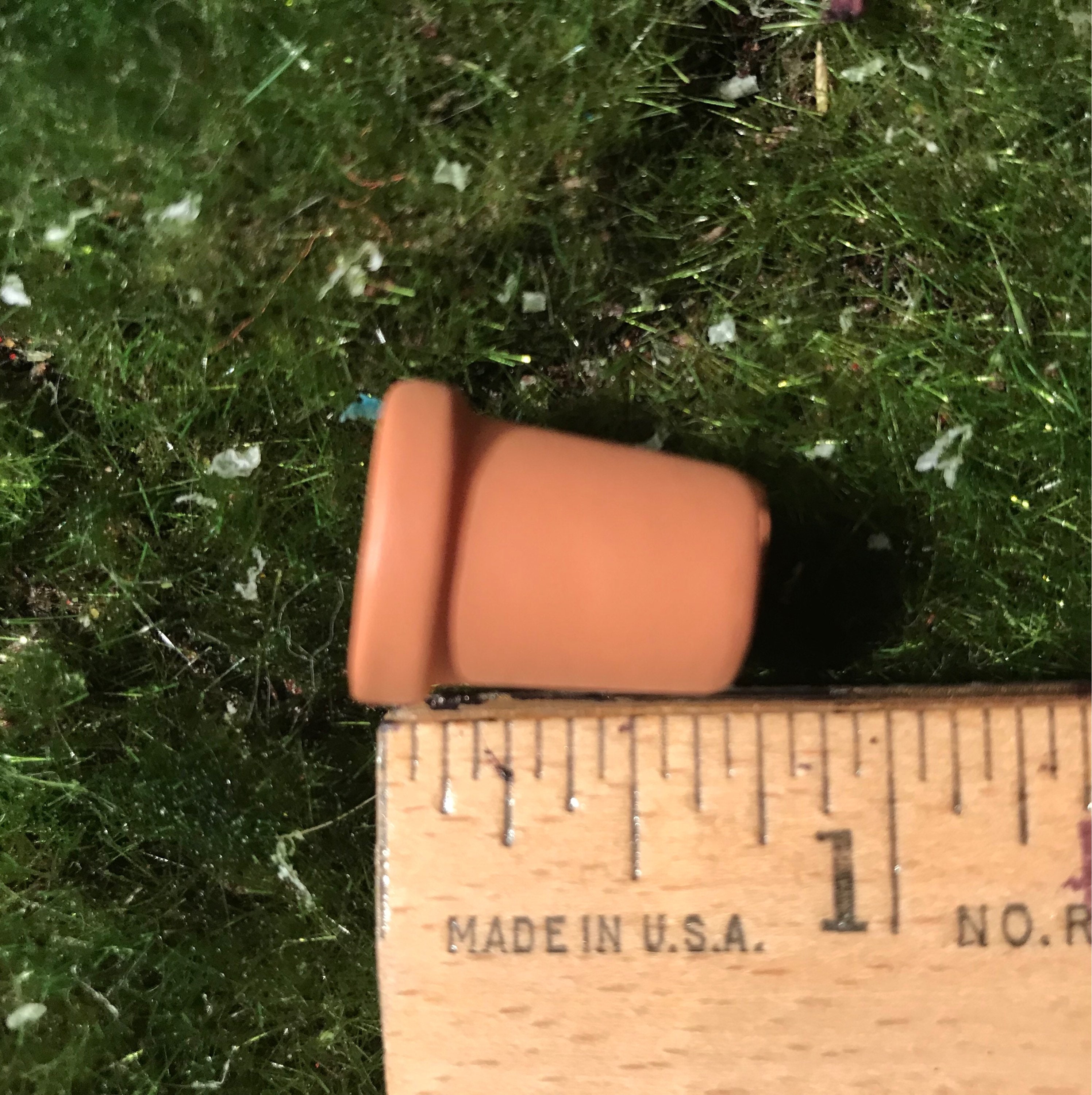 Small Clay Pots, Miniature Terra Cotta Colored Pots, Fairy Garden ...