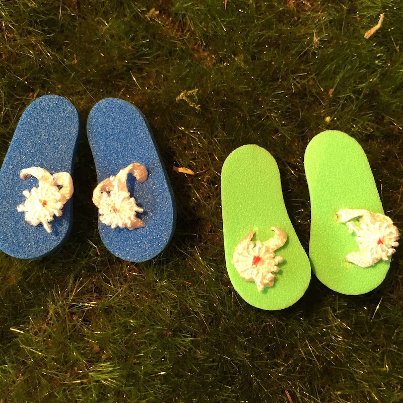 Miniature Flip Flops - Etsy