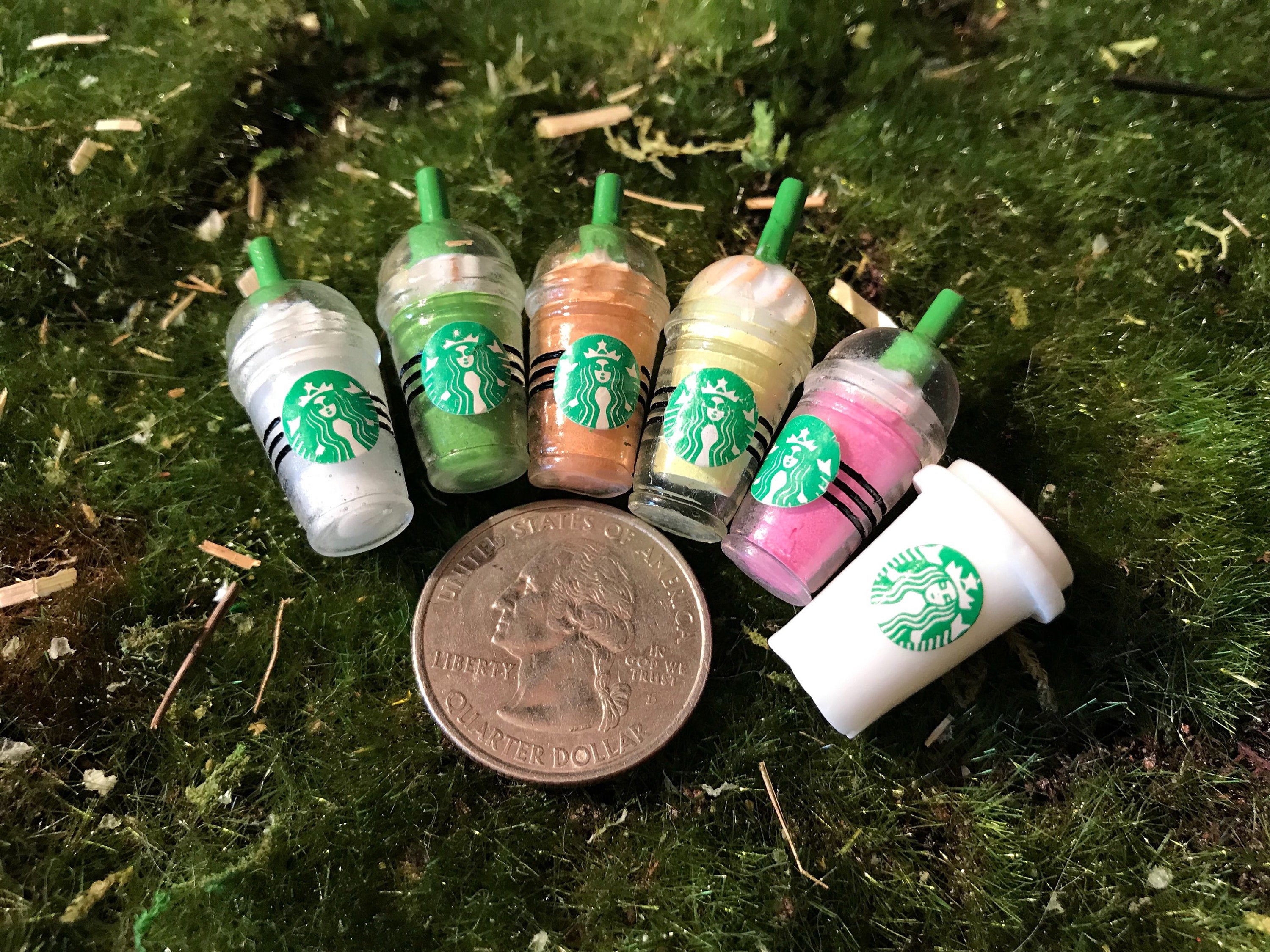 Miniature Frappucino Starbucks Cups Mini Starbucks Coffee | Etsy