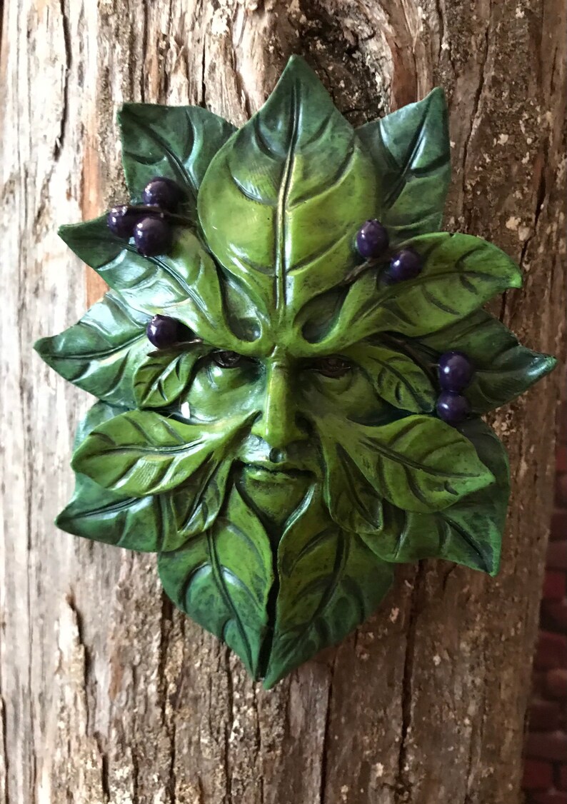 Blueberry Green Man Figure for Your Lawn Decor Fairy Garden Green Man ...