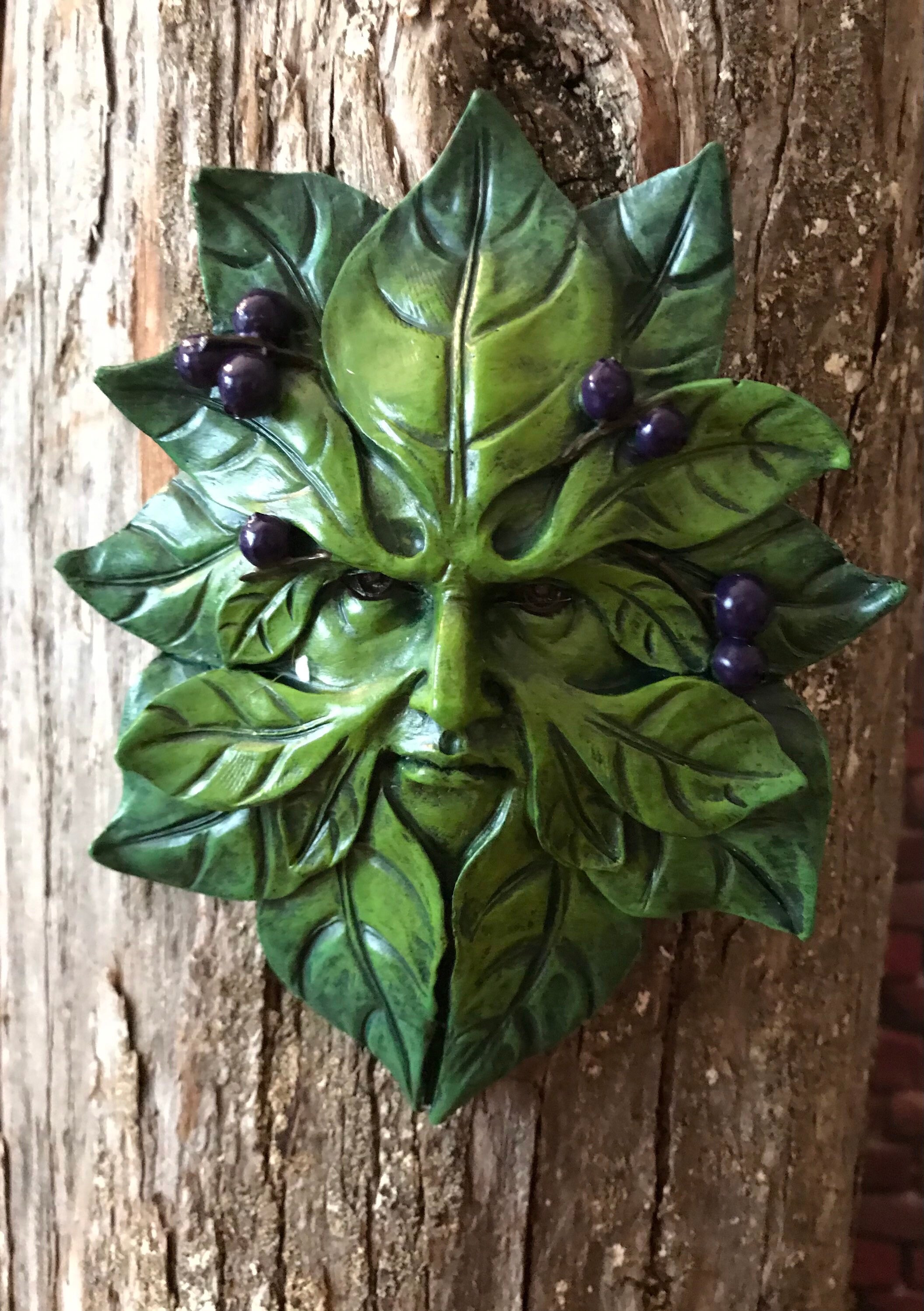 Blueberry Green Man Figure for Your Lawn Decor Fairy Garden Green Man ...