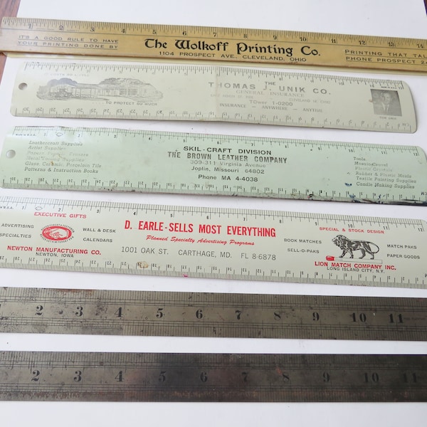 Metal Ruler - Etsy
