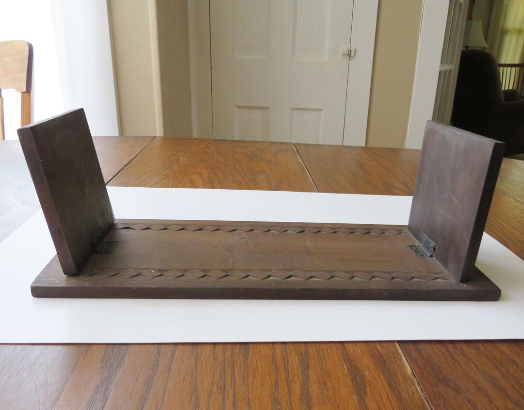 Antique Folding Book Rack Bookshelf Book Shelf Holder Vintage - Etsy