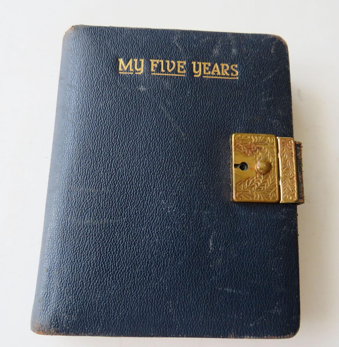 Antique 1930's Five 5 Year Diary Vintage Handwritten - Etsy