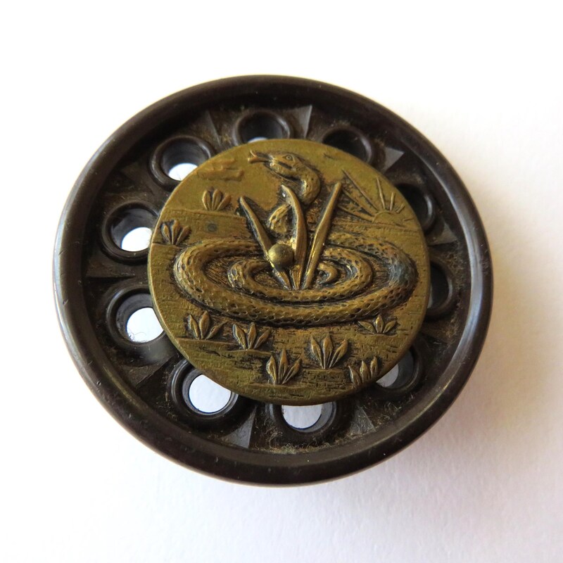 Antique Buttons Snakes - Etsy