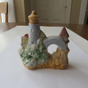 Antique Aquarium Lighthouse Fish Bowl Decor Vintage Japan - Etsy