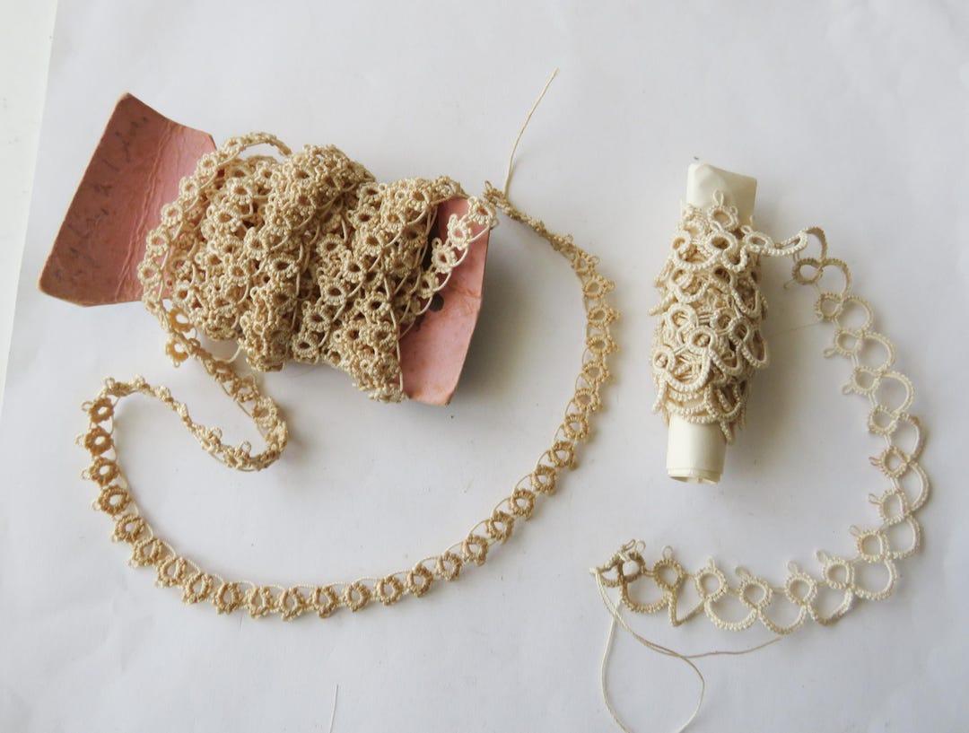 Antique Tatting Trim Tatted Ecru Wedding Bridal Bride Vintage - Etsy