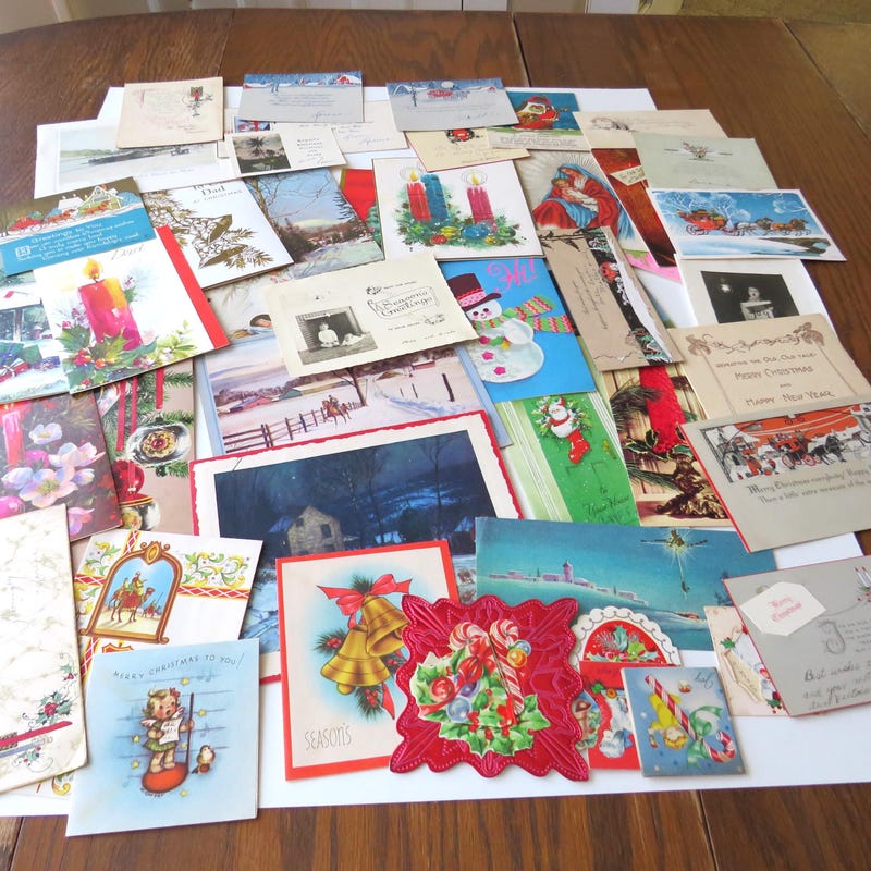 Used Greeting Cards Lot - Etsy