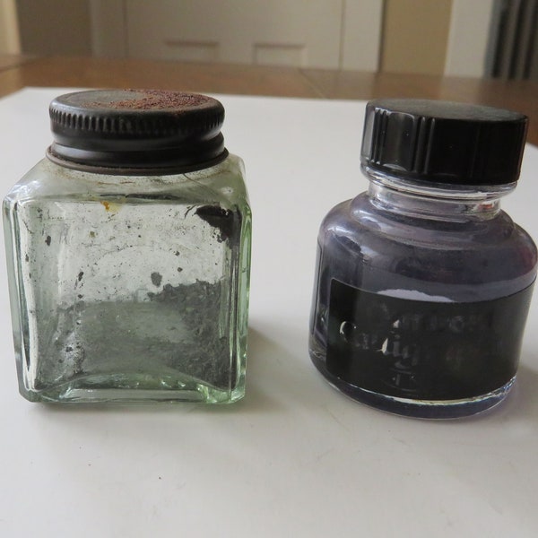 Antique Ink Bottle - Etsy