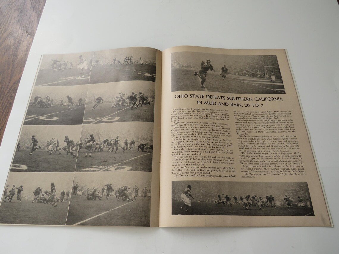 Vintage 1955 Rose Parade Review Pasadena Tournament of Roses Magazine ...