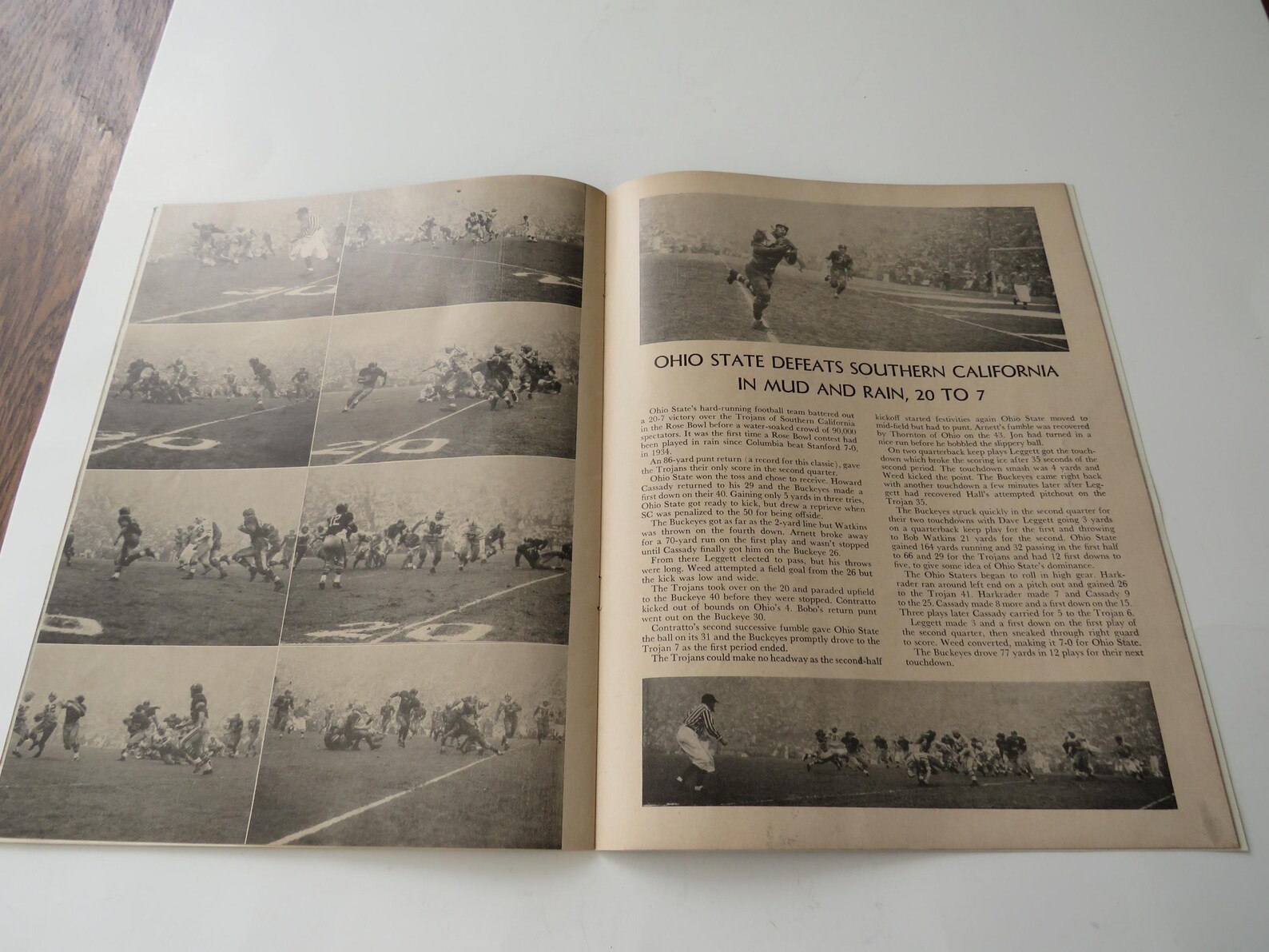Vintage 1955 Rose Parade Review Pasadena Tournament of Roses Magazine ...